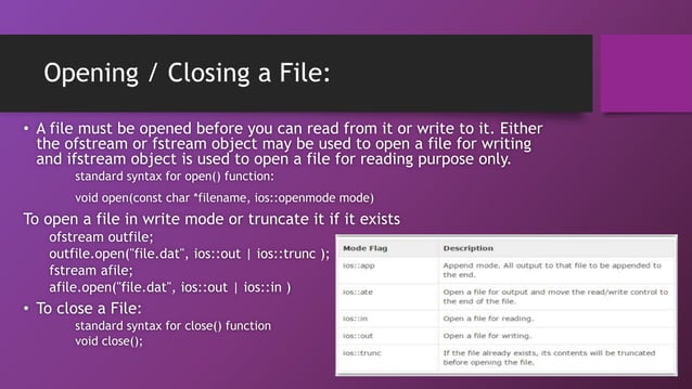 Streams and Files | PPT