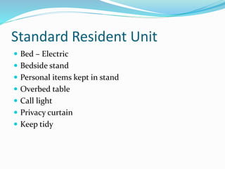 Chapter 12 The Resident’s Unit | PPTX