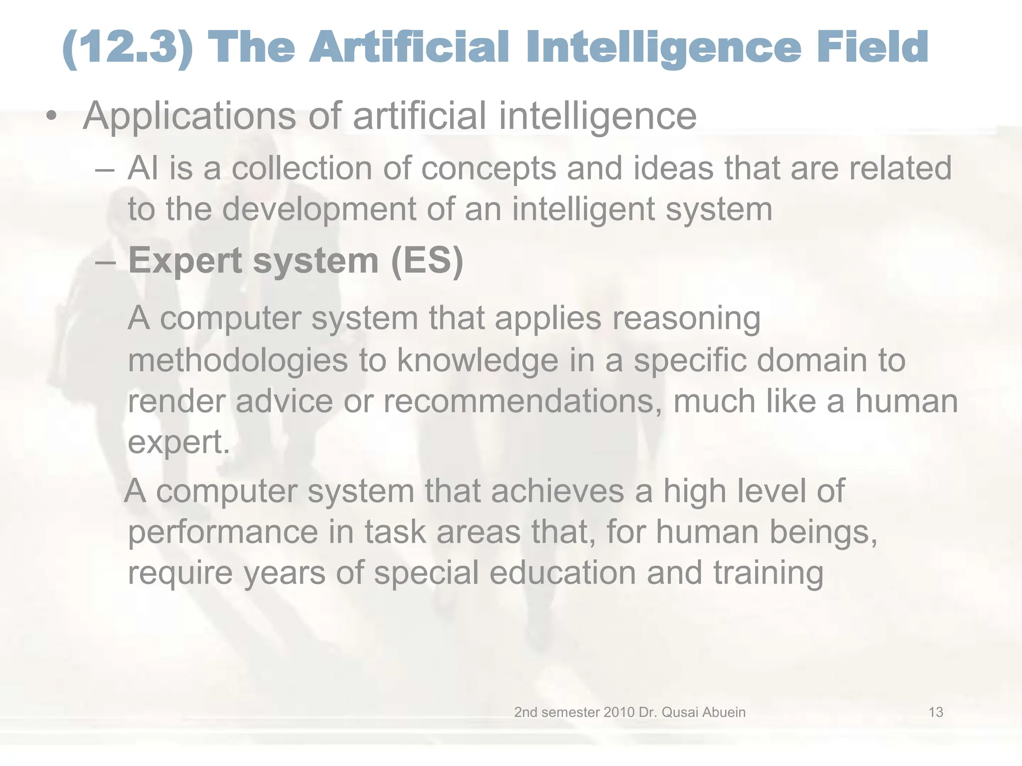 Artificial intelligence & Expert Systems.ppt