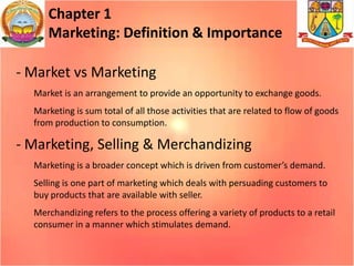 Marketing - Definition & Importance, Concepts & Marketing Management ...