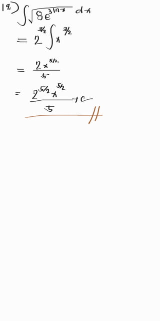 Elementary Integration Solutions | PDF