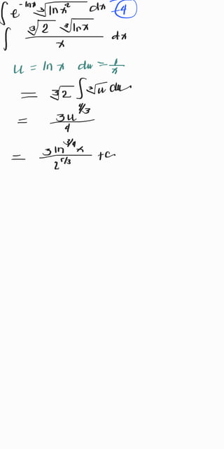 Elementary Integration Solutions | PDF