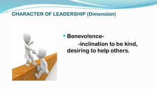 Character formation 2 leadership, decision r | PPTX