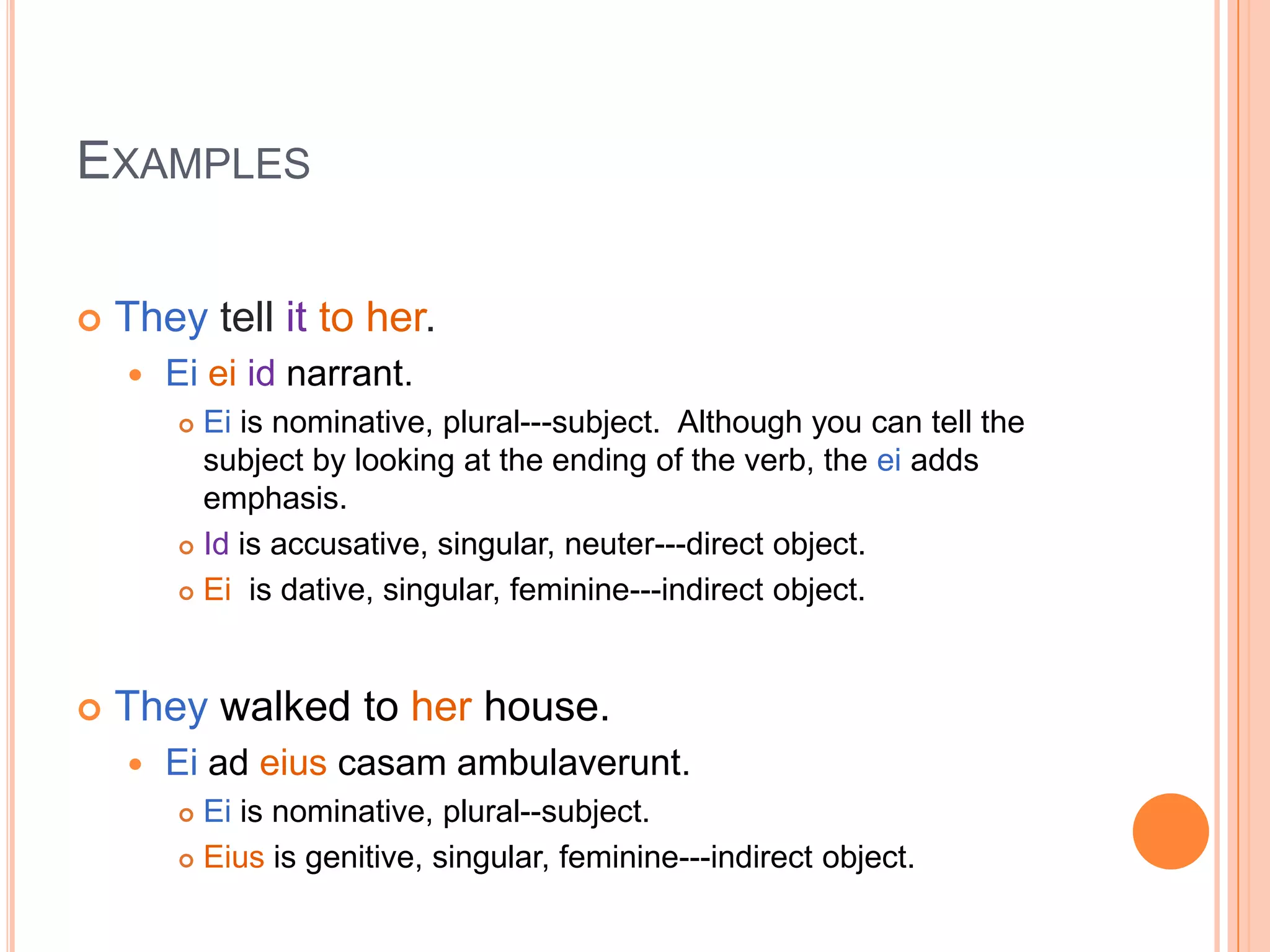 Chapter 12 3rd Person Pronouns | PPTX