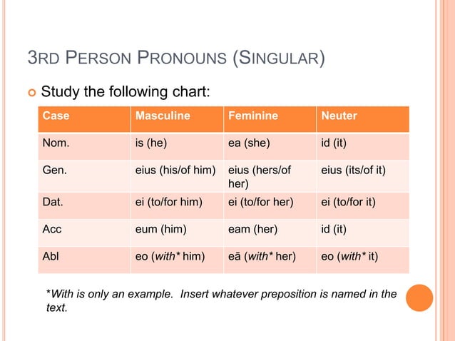 Chapter 12 3rd Person Pronouns | PPTX