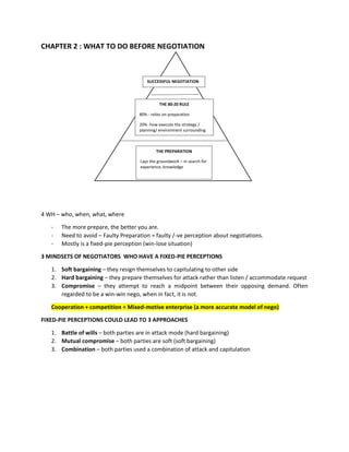 Chapter 1,2,6,7 NEGOTIATION | PDF