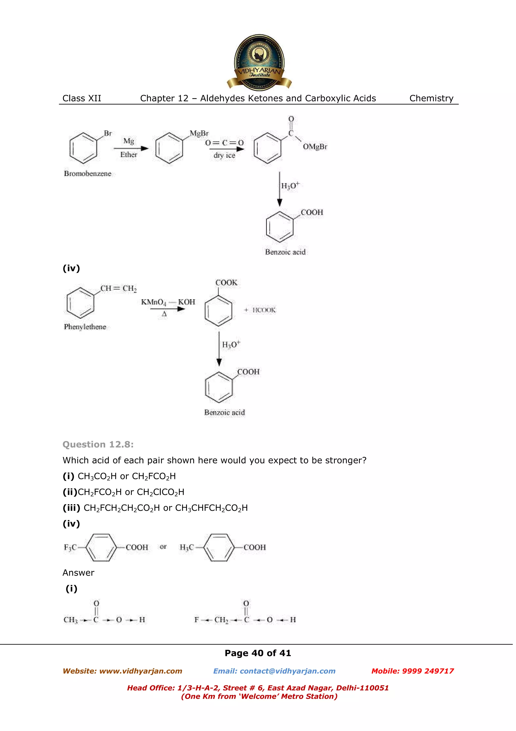 Chapter 12 aldehydes ketones and carboxylic_acids | PDF