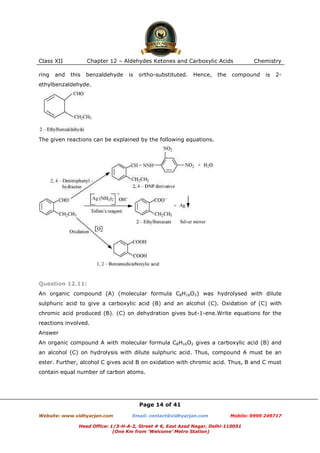 Chapter 12 aldehydes ketones and carboxylic_acids | PDF