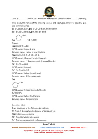 Chapter 12 aldehydes ketones and carboxylic_acids | PDF