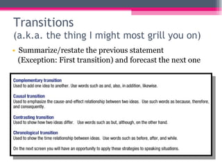 Chapter 12 and 13 - Public Speaking Developing And Structuring The ...