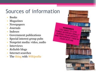 Chapter 12 and 13 - Public Speaking Developing And Structuring The ...