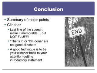 Chapter 12 and 13: Public speaking-developing and structuring the ...