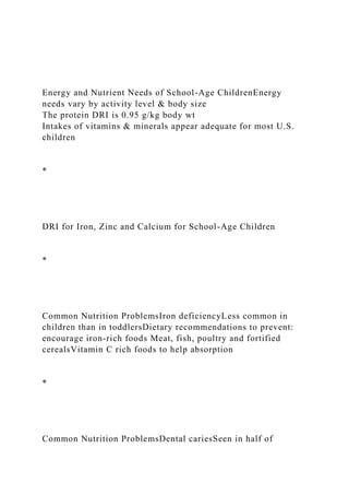 Chapter 12 Child and Preadolescent Nutrition.docx