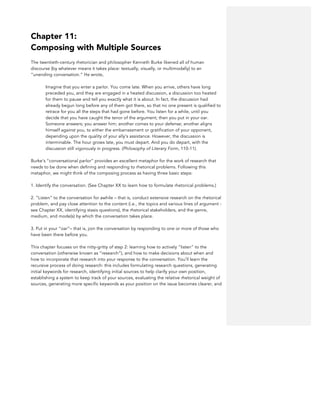Chapter12 composing multiple-sources | PDF | Online Education | Education