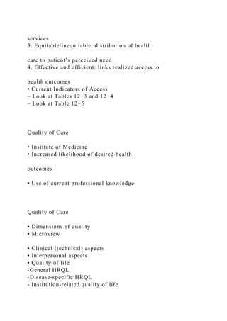 Chapter 12Cost, Access, and QualityLearning Ob.docx