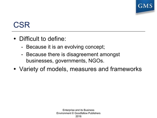 CSR and Corporate Governance.........ppt