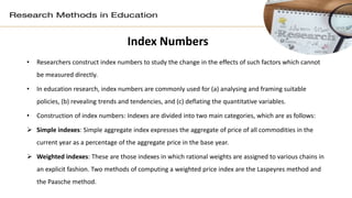 Chapter 12 Data Analysis Descriptive Methods and Index Numbers | PPT