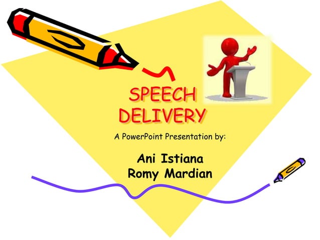 Chapter 12 = delivery speech | PPTX