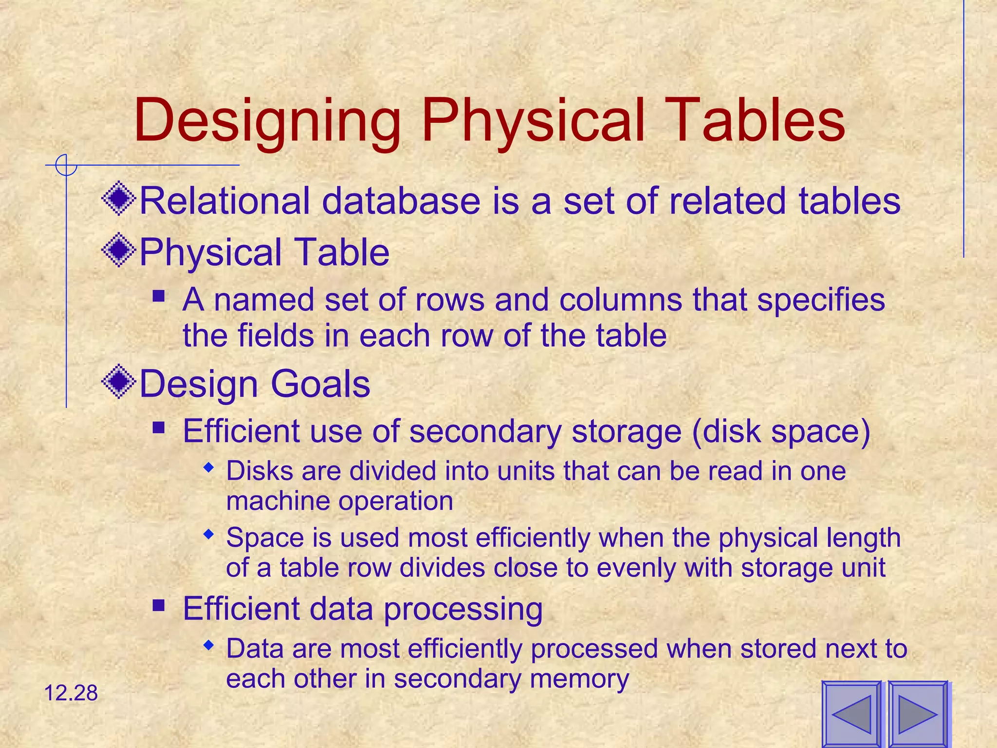 Chapter12 designing databases | PPT