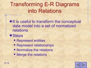 Chapter12 designing databases | PPT