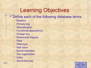 Chapter12 designing databases | PPT