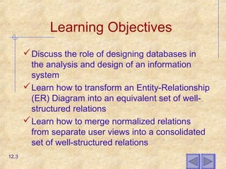Chapter12 designing databases | PPT