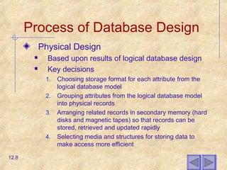 Chapter12 designing databases | PPT