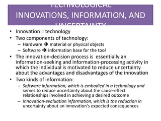 Chapter 1+2 diffusion of innovation rogers 1983 | PPTX