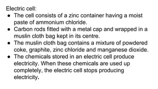 Chapter 12 electricity and circuits BY Vishal.M SVCS | PPTX