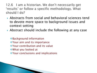 Chapter 12: Abstract ( english for writing research papers) | PPTX