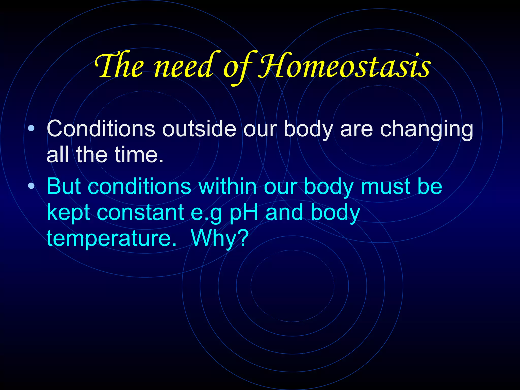 Chapter 12 Homeostasis | PPT