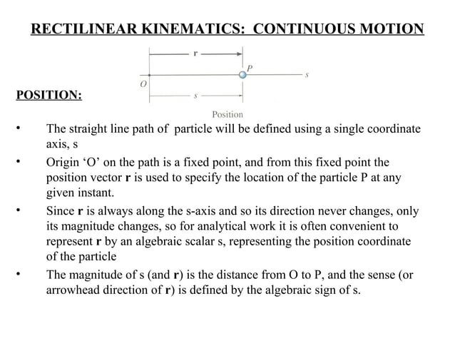 Chapter 12 kinematics_of_a_particle | PPT