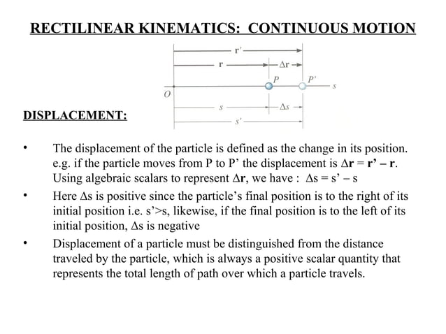 Chapter 12 kinematics_of_a_particle | PPT
