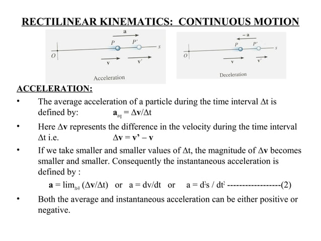 Chapter 12 kinematics_of_a_particle | PPT