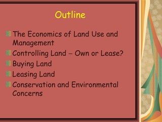 Chapter 12(land) | PPT
