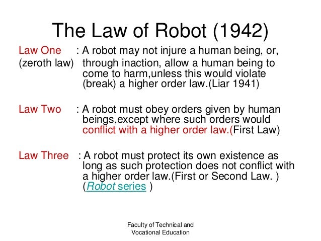 Chapter 12 law and class robot