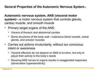 The Autonomic Nervous System and Visceral Reflexes | PPTX