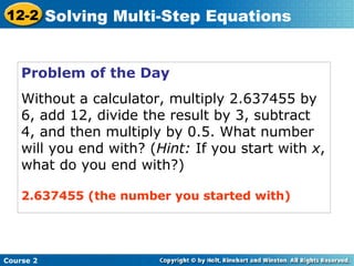 Chapter 12 lesson 2 and 3 | PPT