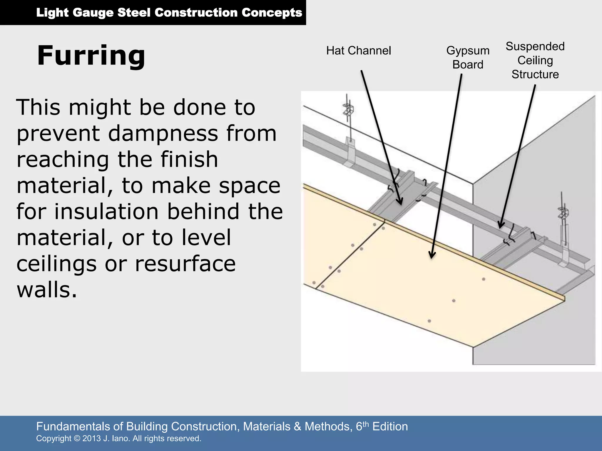 Chapter 12 Light Gauge Steel Frame Construction | PPTX