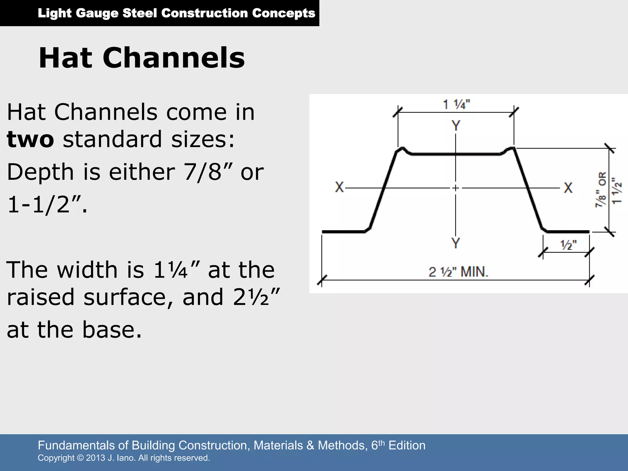 Chapter 12 Light Gauge Steel Frame Construction | PPTX