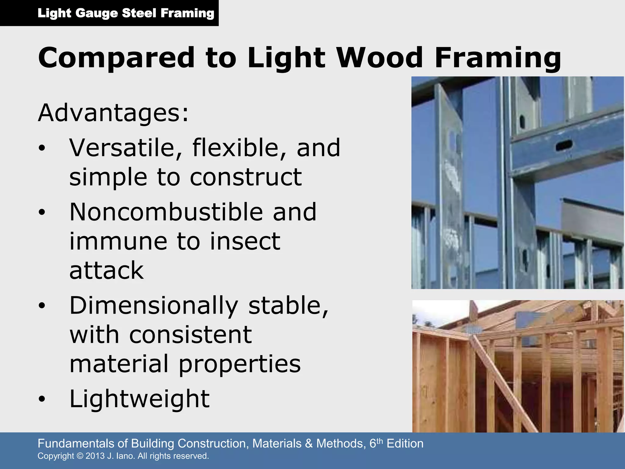 Chapter 12 Light Gauge Steel Frame Construction | PPTX