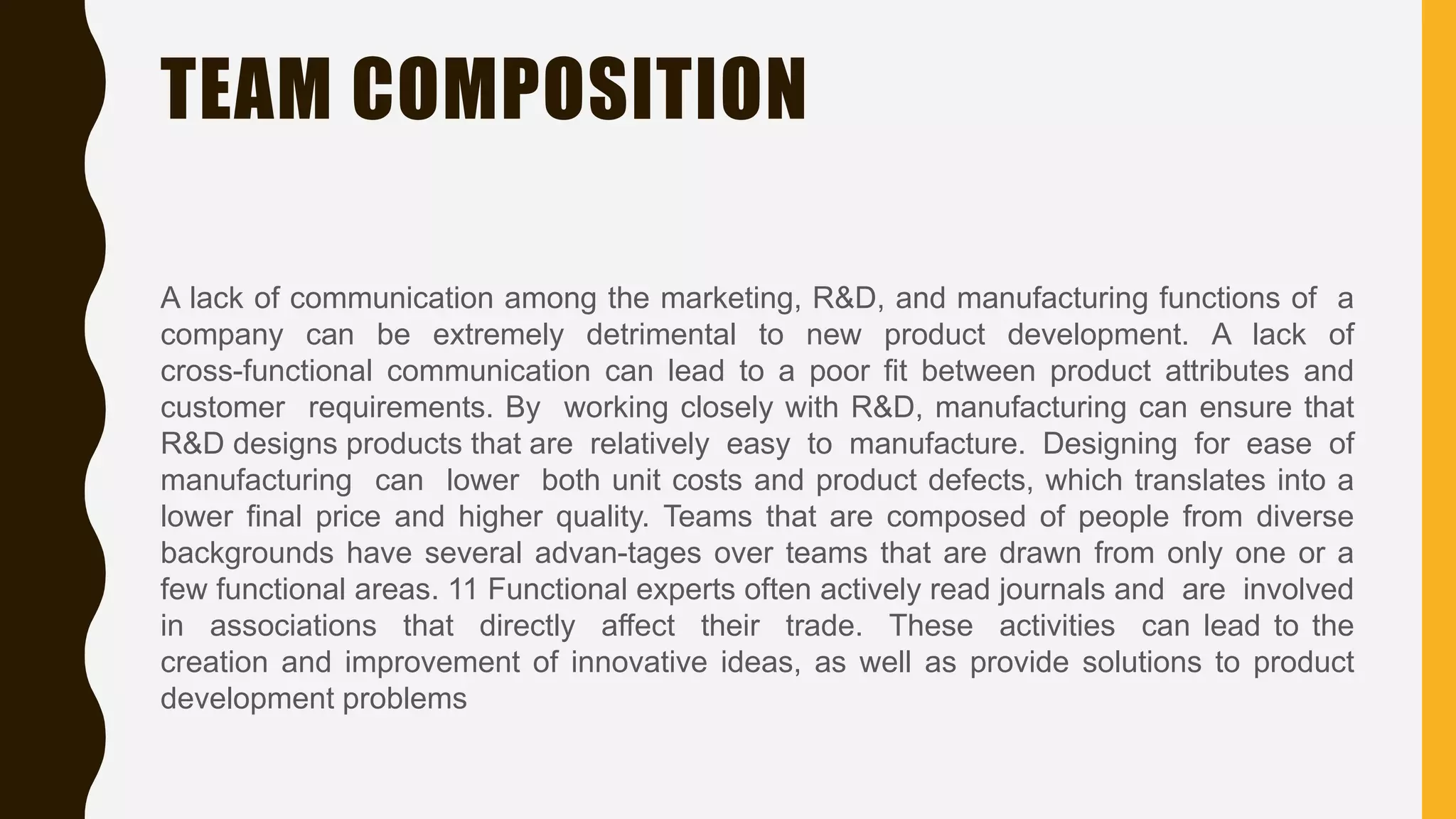 Chapter 12 managing new product development teams | PPT