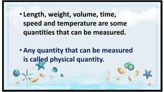Chapter 12 measurement and motion | PPTX
