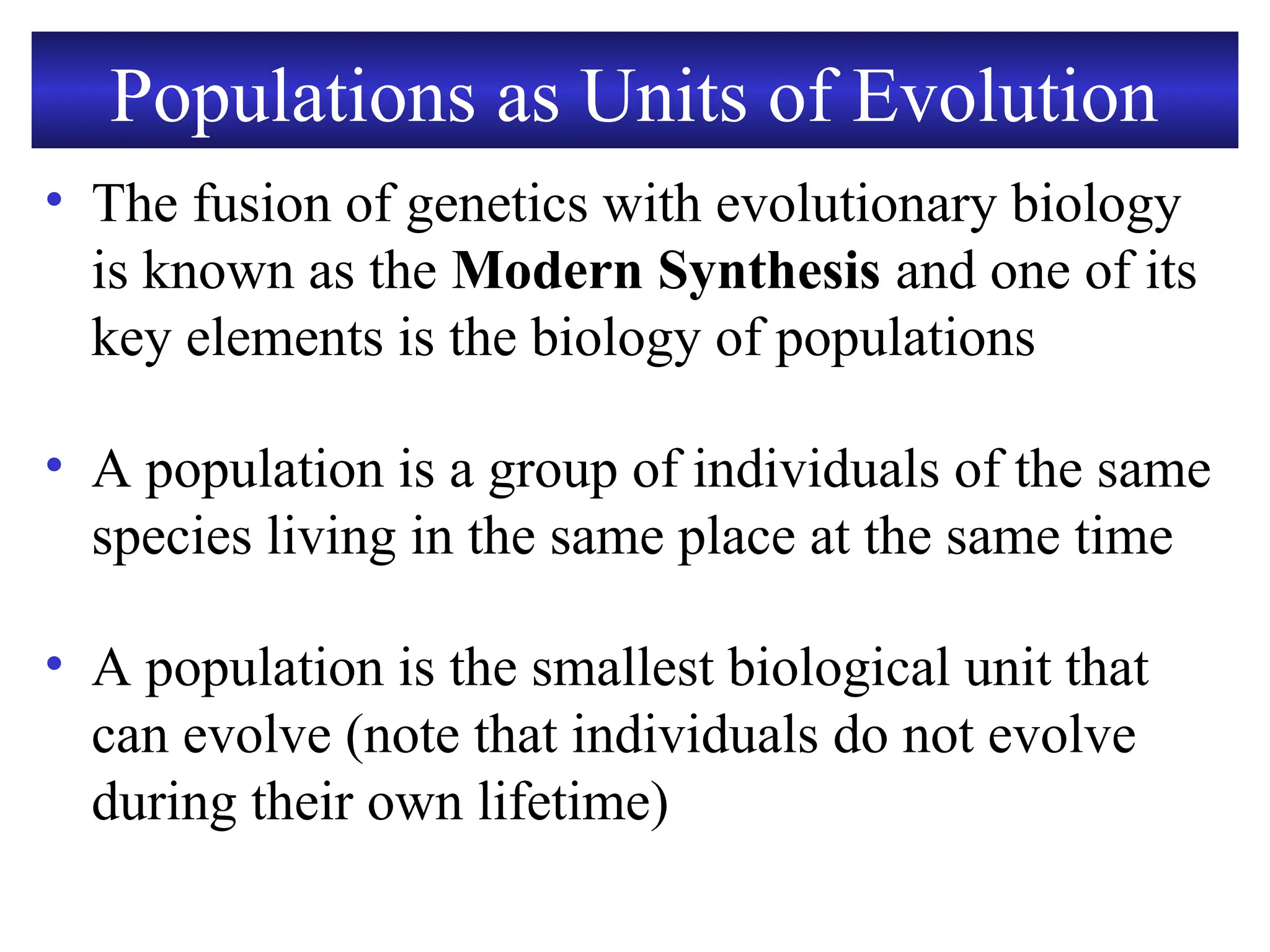 Chapter12 Biology of Evolution: microevolution | PPT