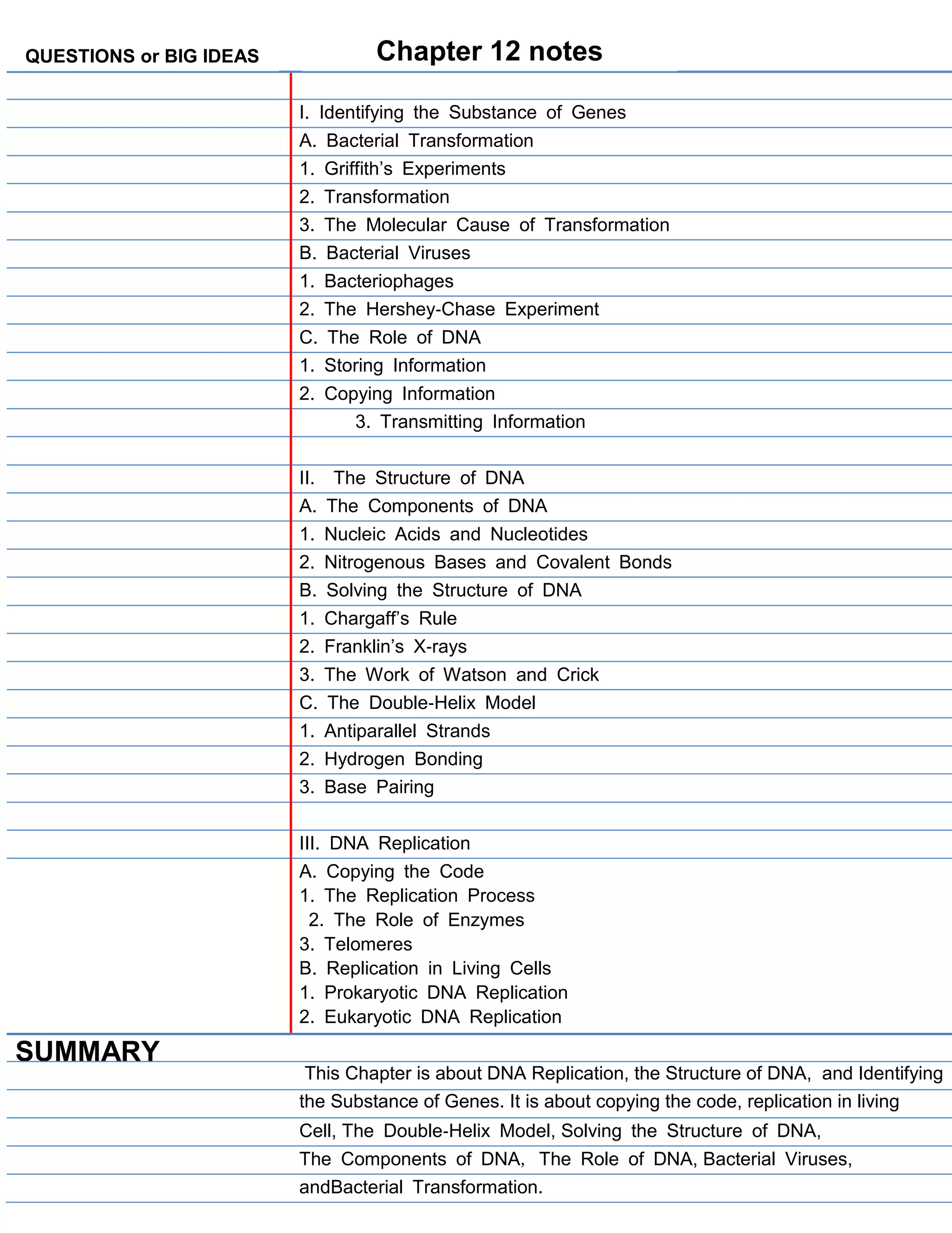 Chapter 12 notes | DOCX