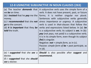 Chapter 12 noun clauses | PPTX