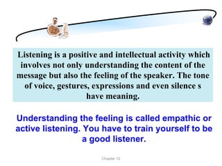 Importance of Listening | PDF