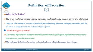 Introduction to Evolution | PDF