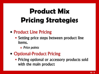 Pricing strategies | PPT