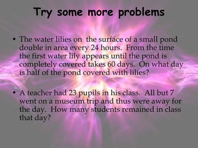 CHapter 12 PROBLEM SOLVING.ppt | Games and Puzzles | Hobbies & Interests